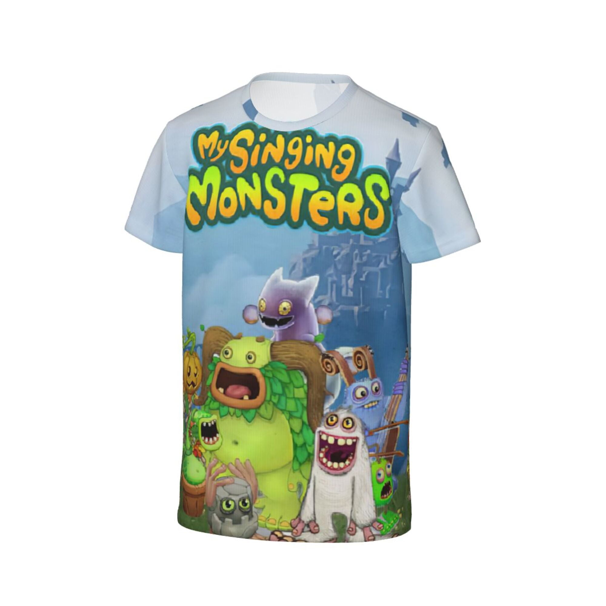 New Cartoon My Singing Monsters Crew Neck Short Sleeve Youth Small ...