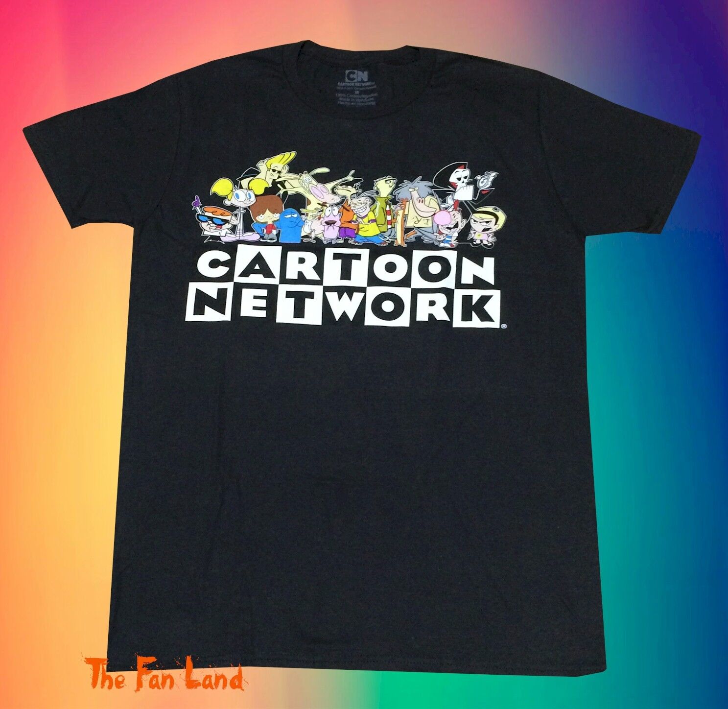 New Cartoon Network 90s Character Squad Men's Vintage Retro T-Shirt ...
