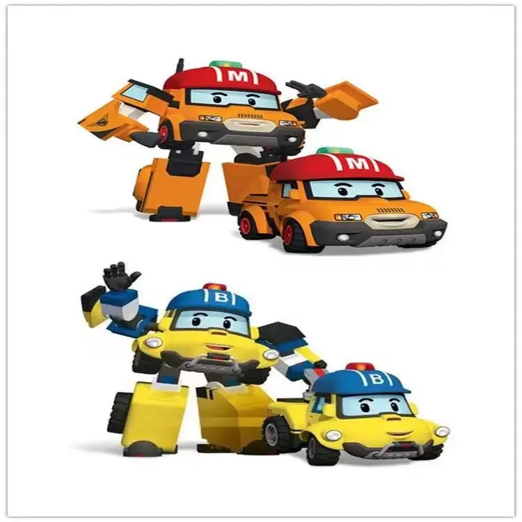 New Cartoon Robocar Poli Action Figures Transformation Anime Hand ...