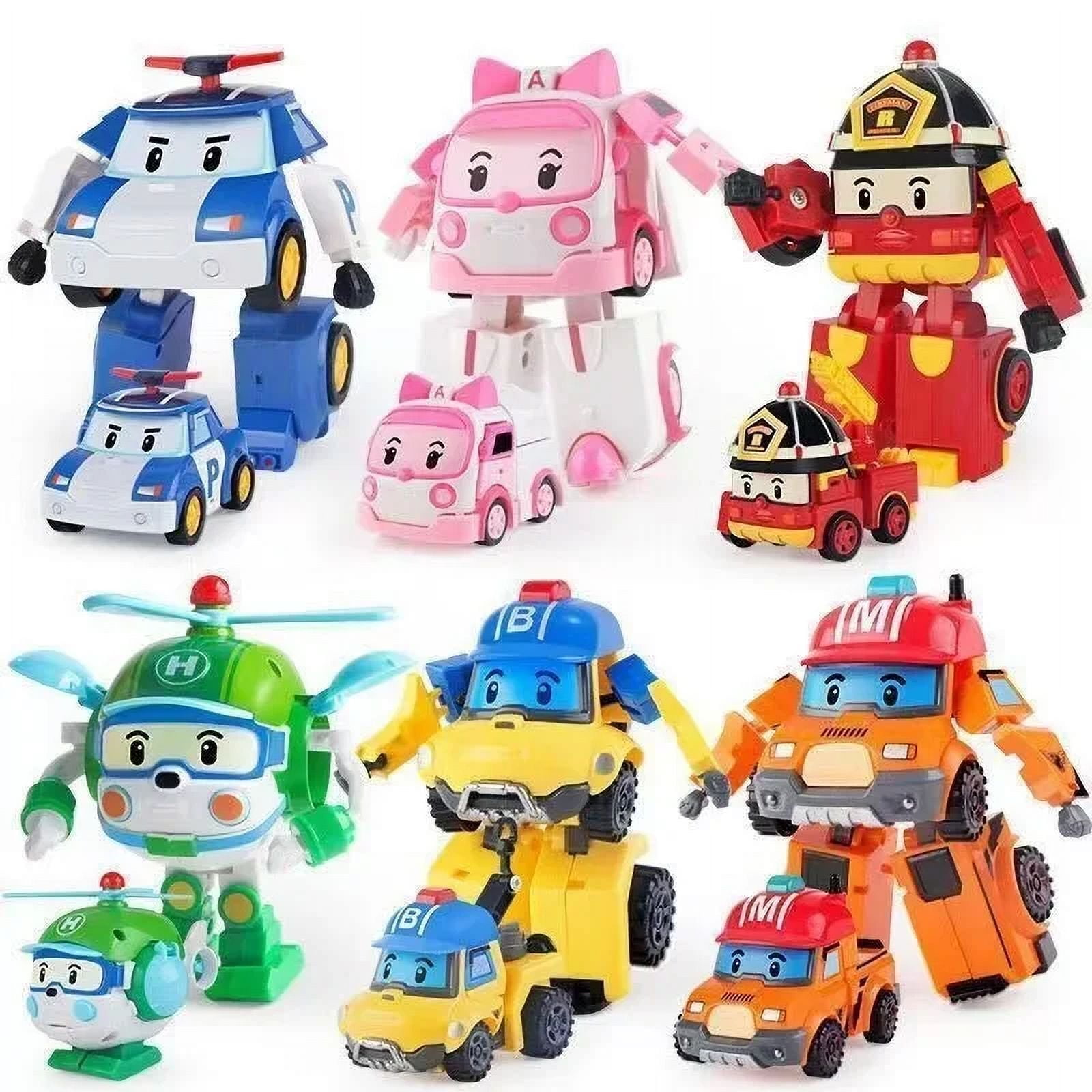 New Cartoon Robocar Poli Action Figures Transformation Anime Hand ...
