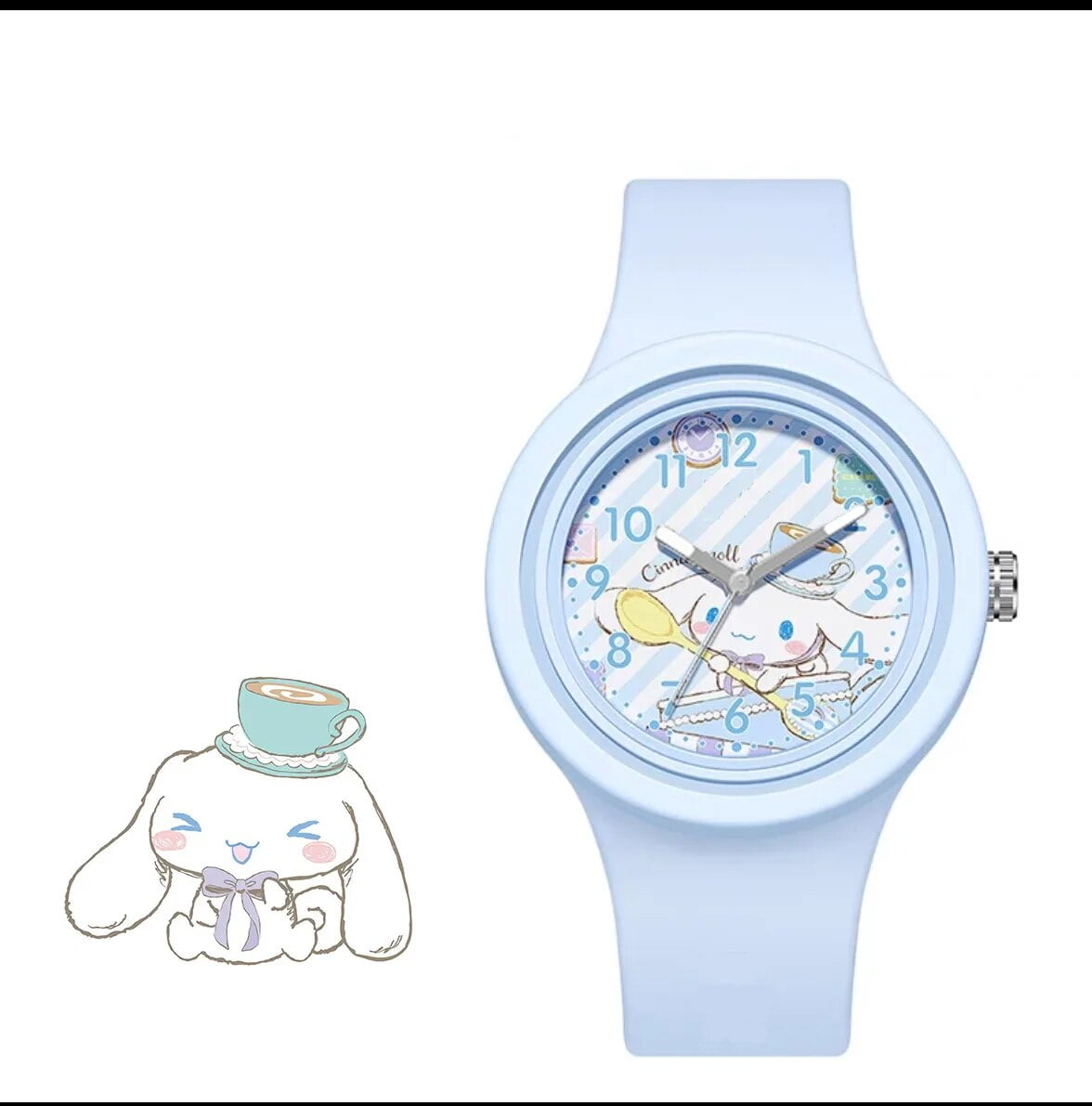 New Cartoon Sanrio Watch Kawaii Kuromi Hello Kitty Little Twinstars ...