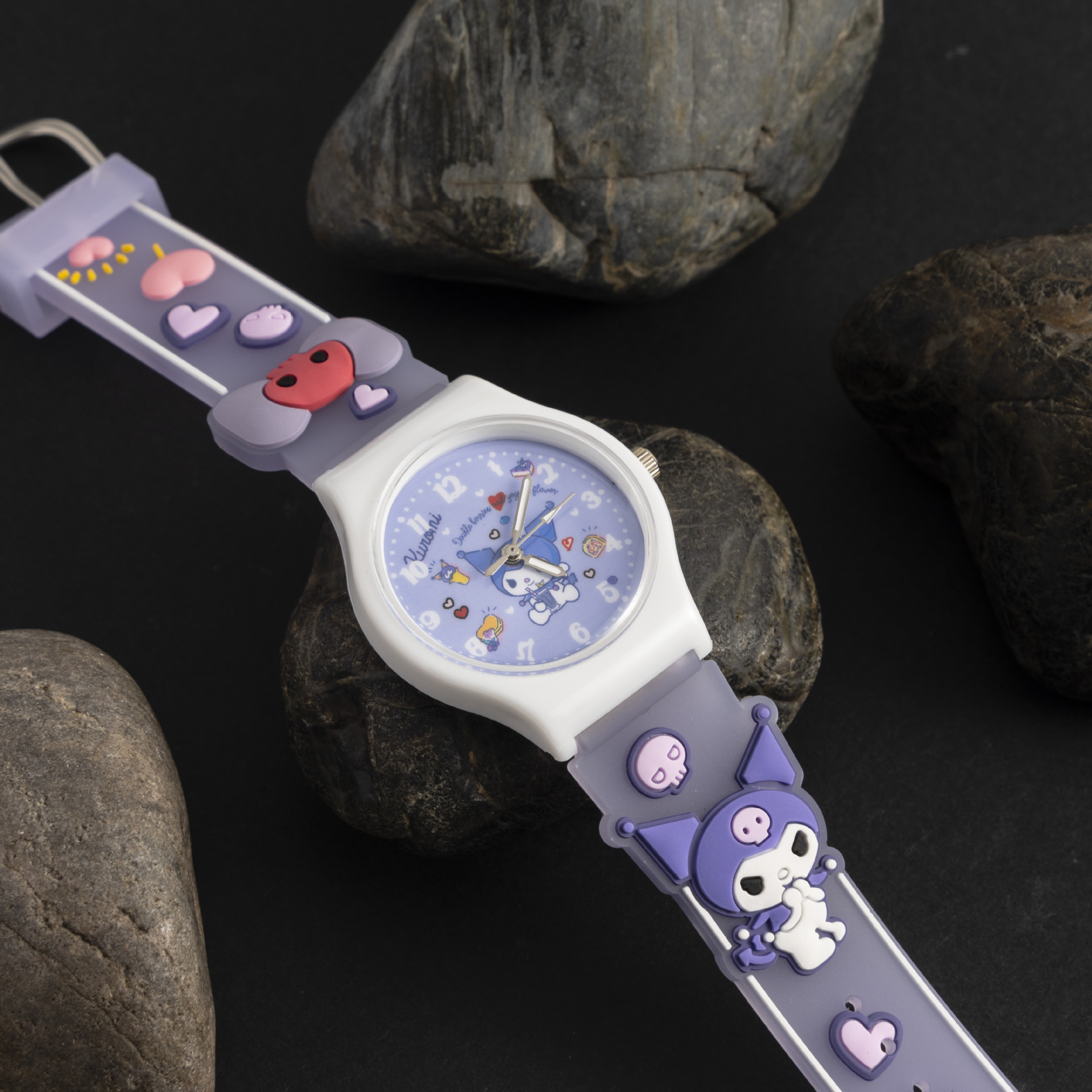 New Cartoon Sanrio coolomi Yugui dog 3D strap silicone strap watch ...