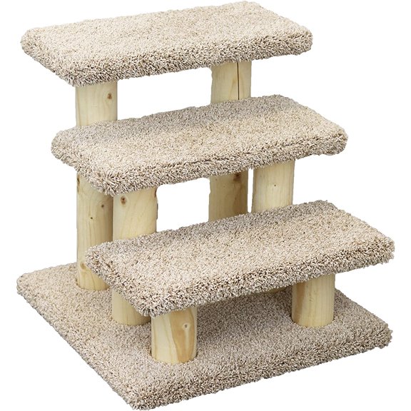 New Cat Condos 120223 Pet Stairs, Neutral, Large - Walmart.com