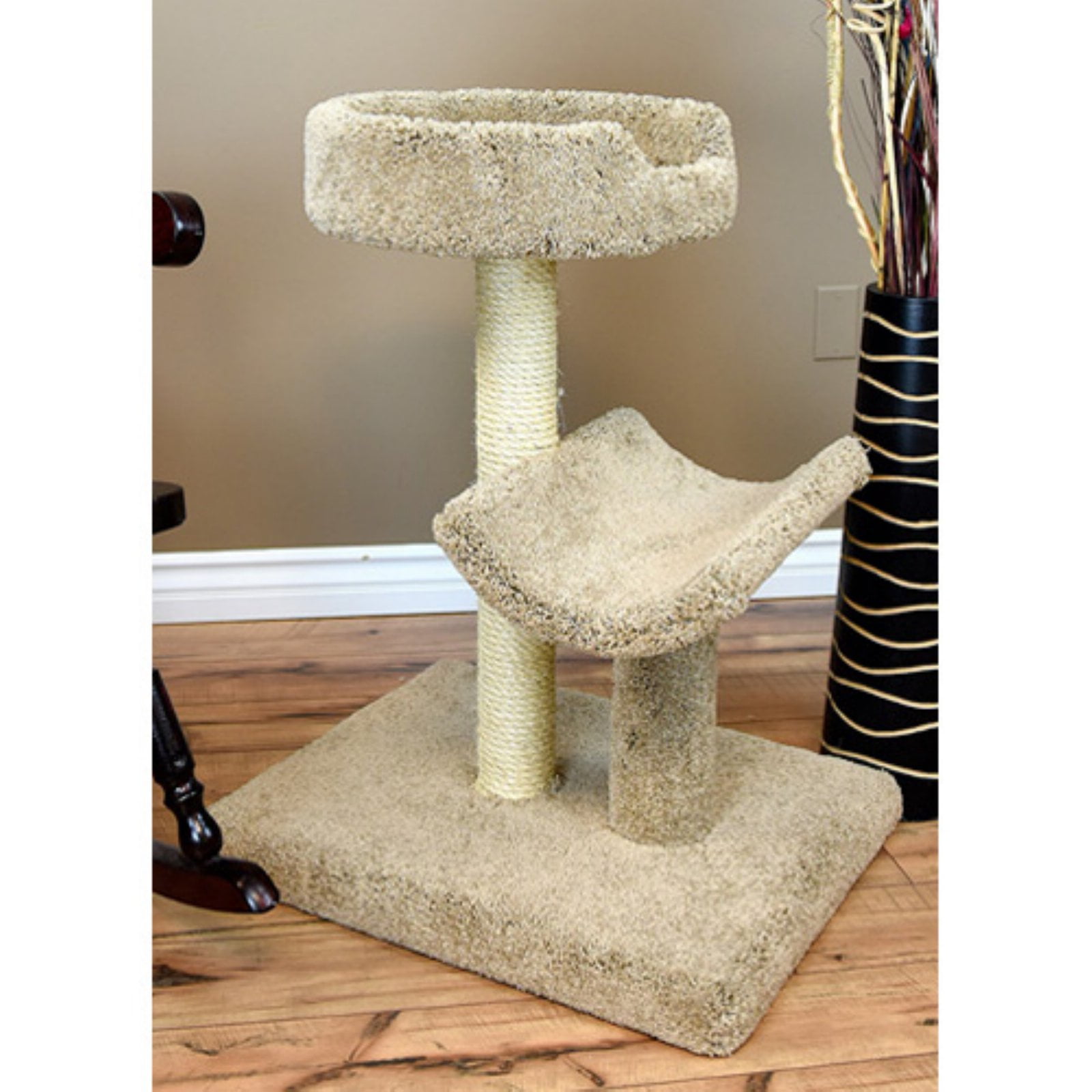 New Cat Condos Prestige Cat Trees Beige Kitty Condo-Color:Brown ...
