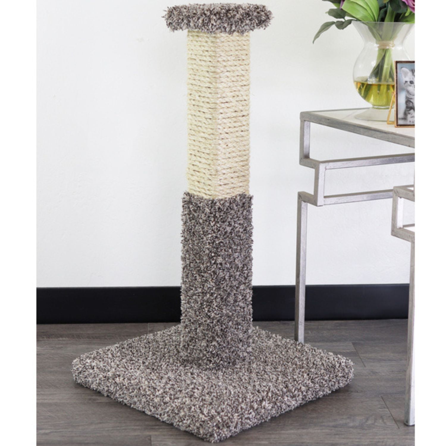 New Cat Condos Real Carpet Kitty Furniture, Solid Wood Scratching Post ...