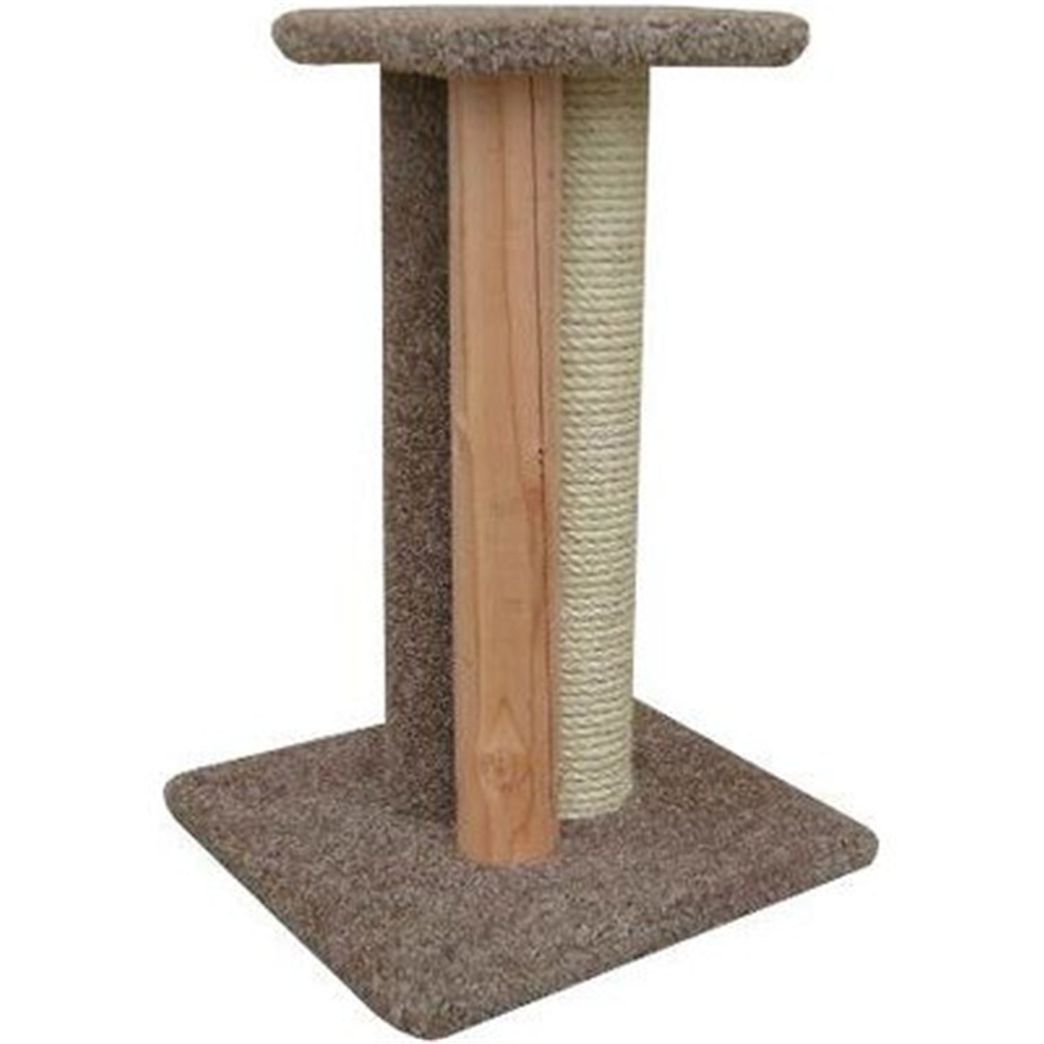 New Cat Condos Premier Triple Cat Scratcher-Color:Gray - Walmart.com