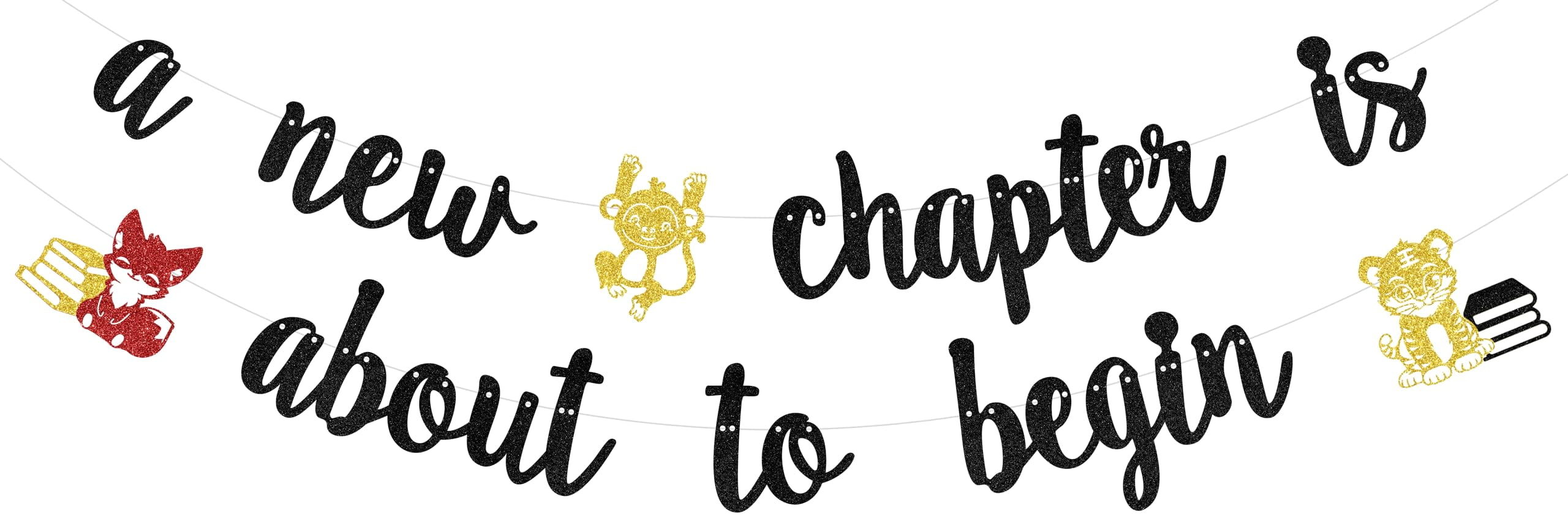 A New Chapter CORNET is About to Begin banner, Book Themed Baby Shower ...