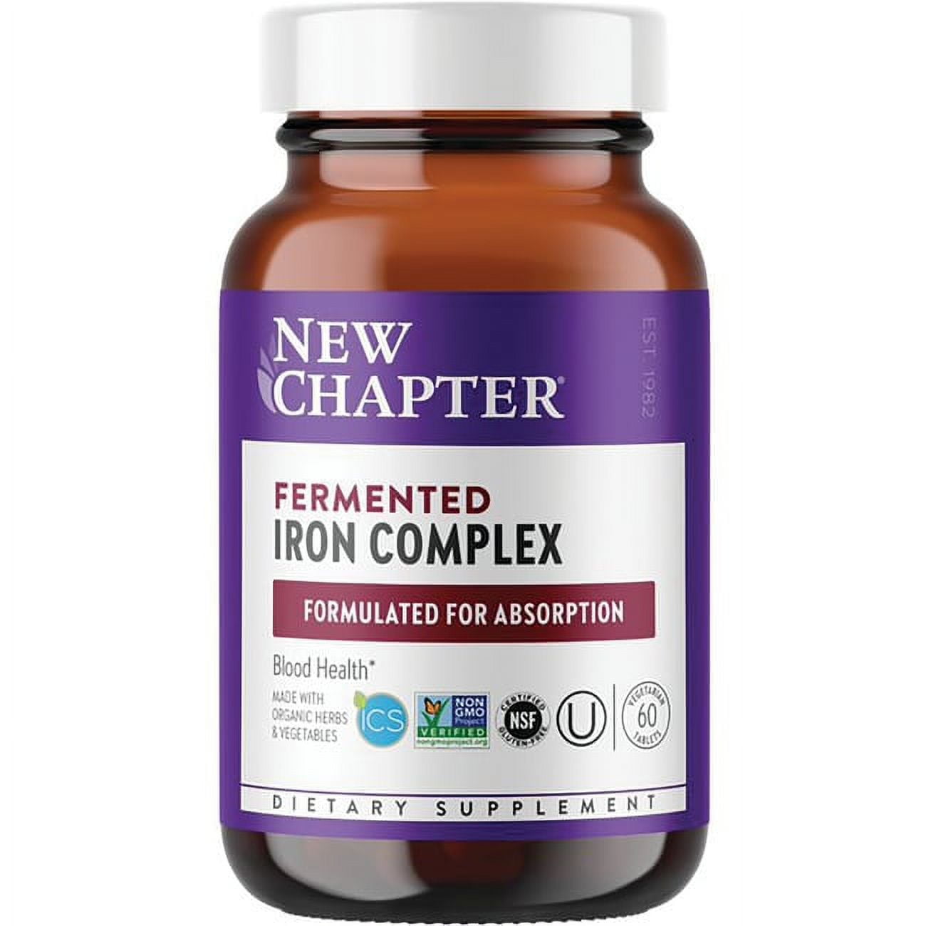 New Chapter Iron Food Complex Tablets, 60 Ct - Walmart.com