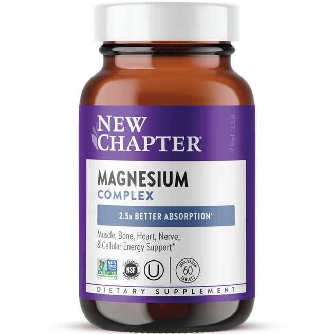New Chapter Magnesium Complex 325 mg 60 Vegan Tabs - Walmart.com