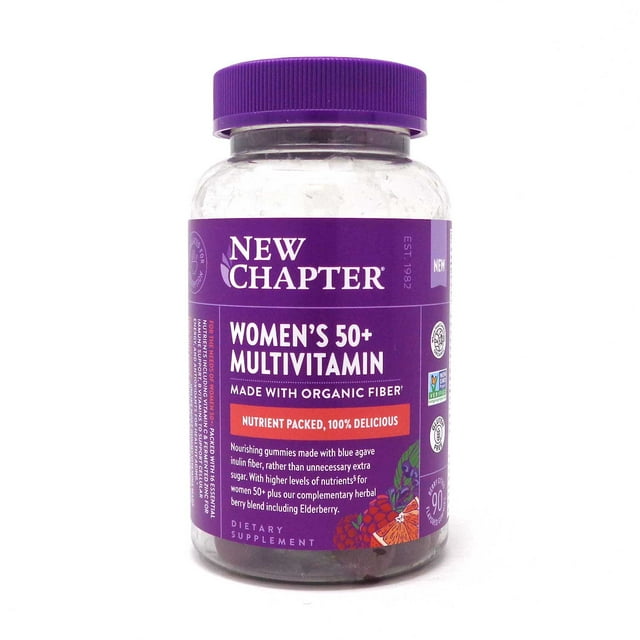 New Chapter Women’s 50+ Multivitamin Gummies - 90 Gummies - Walmart.com