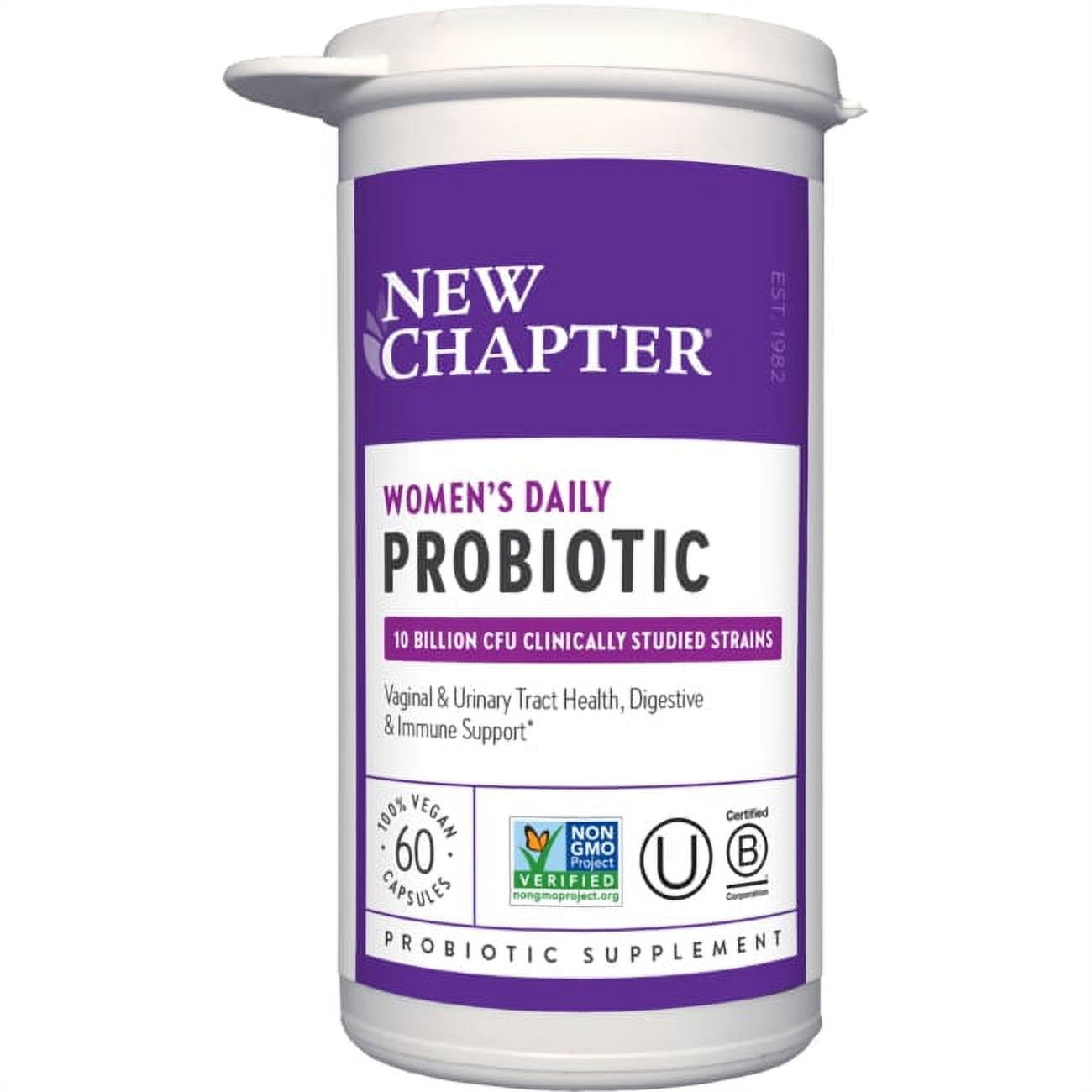 New Chapter Womens Daily Probiotic 10 Billion Cfu 60 Vegan Caps