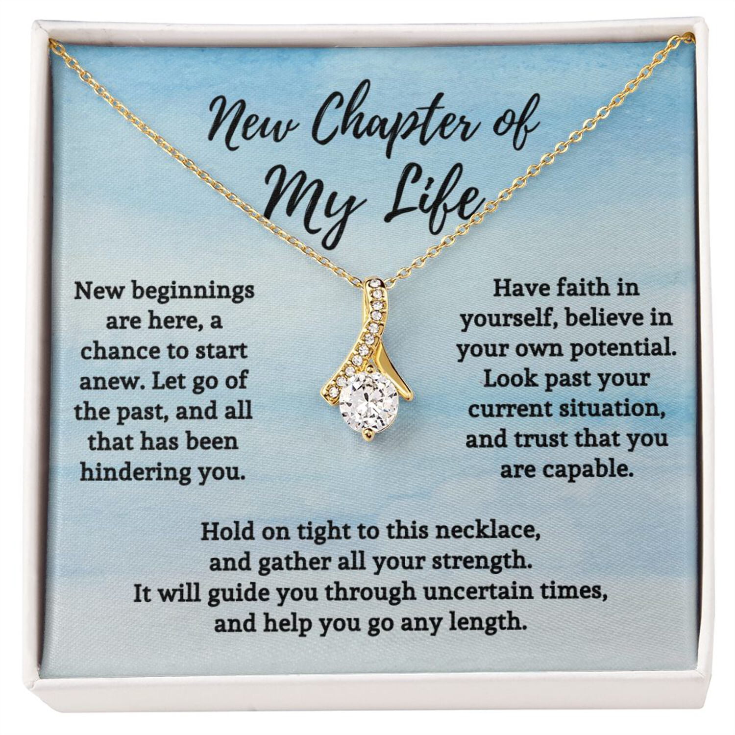 New Chapter of My Life Motivational Affirmation Encouragement Gift for ...