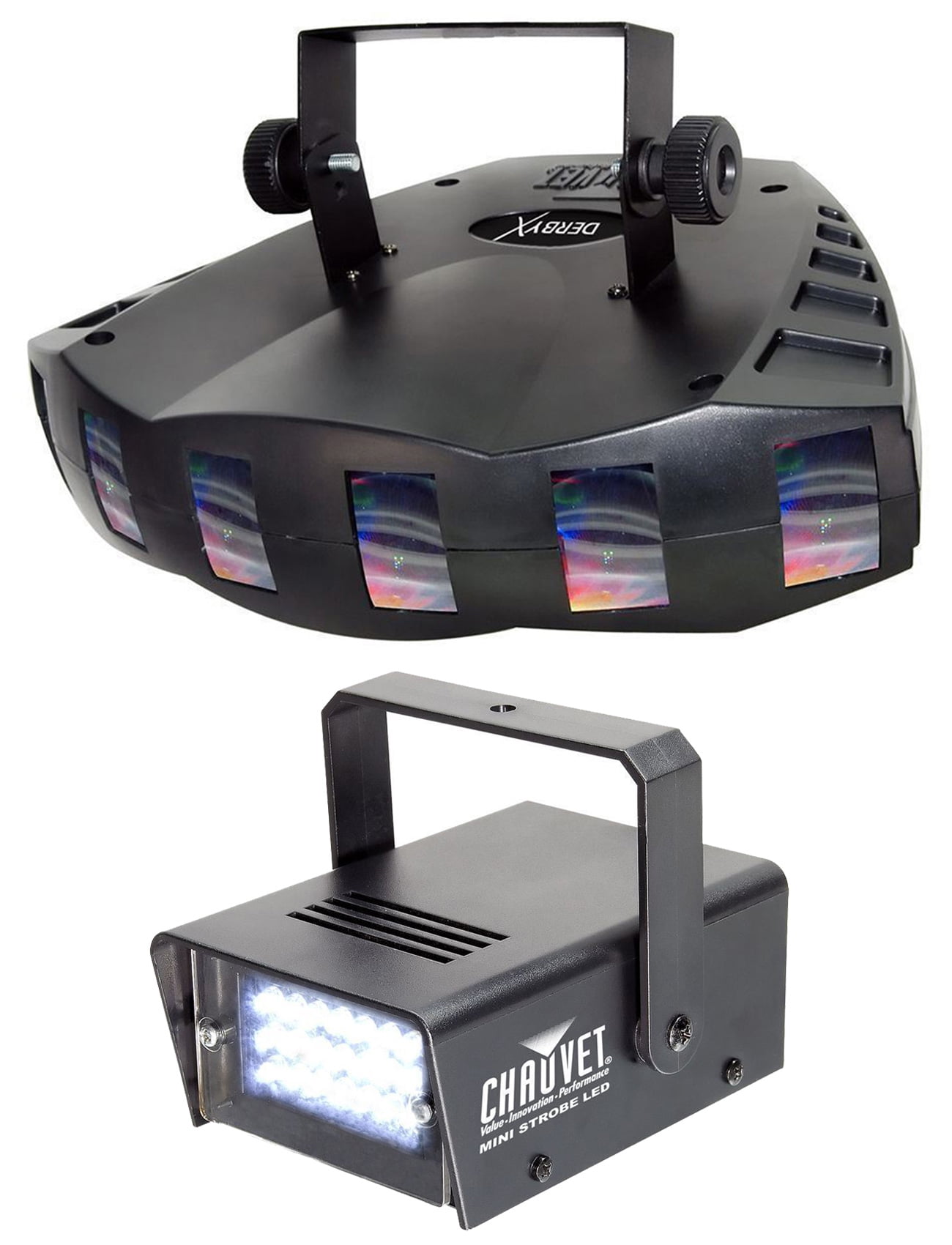 New! Chauvet DJ DERBY X DMX-512 Multi Colored LED Derby Club Light ...