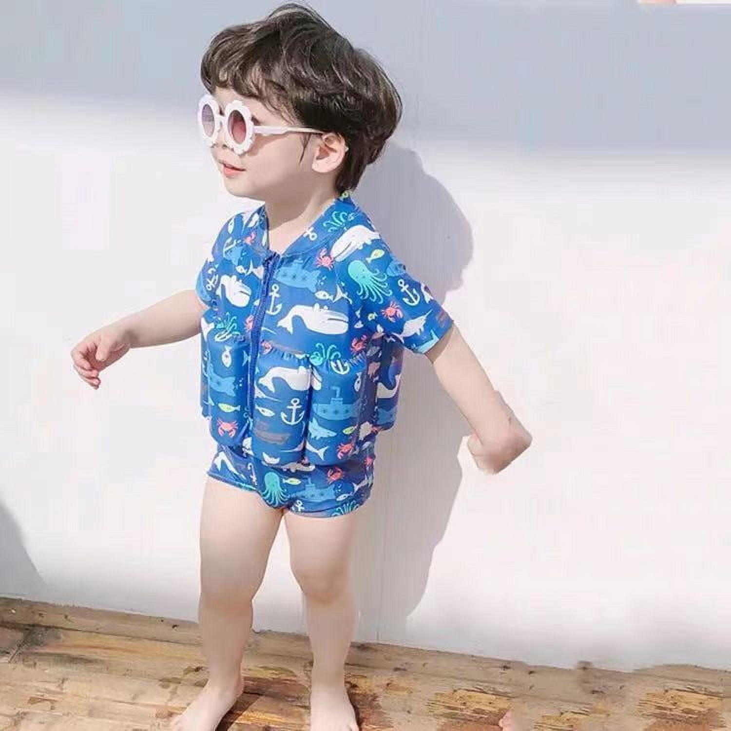 New Children‘s Buoyancy Swimsuit Surfsuit Boys and Girls One-piece ...