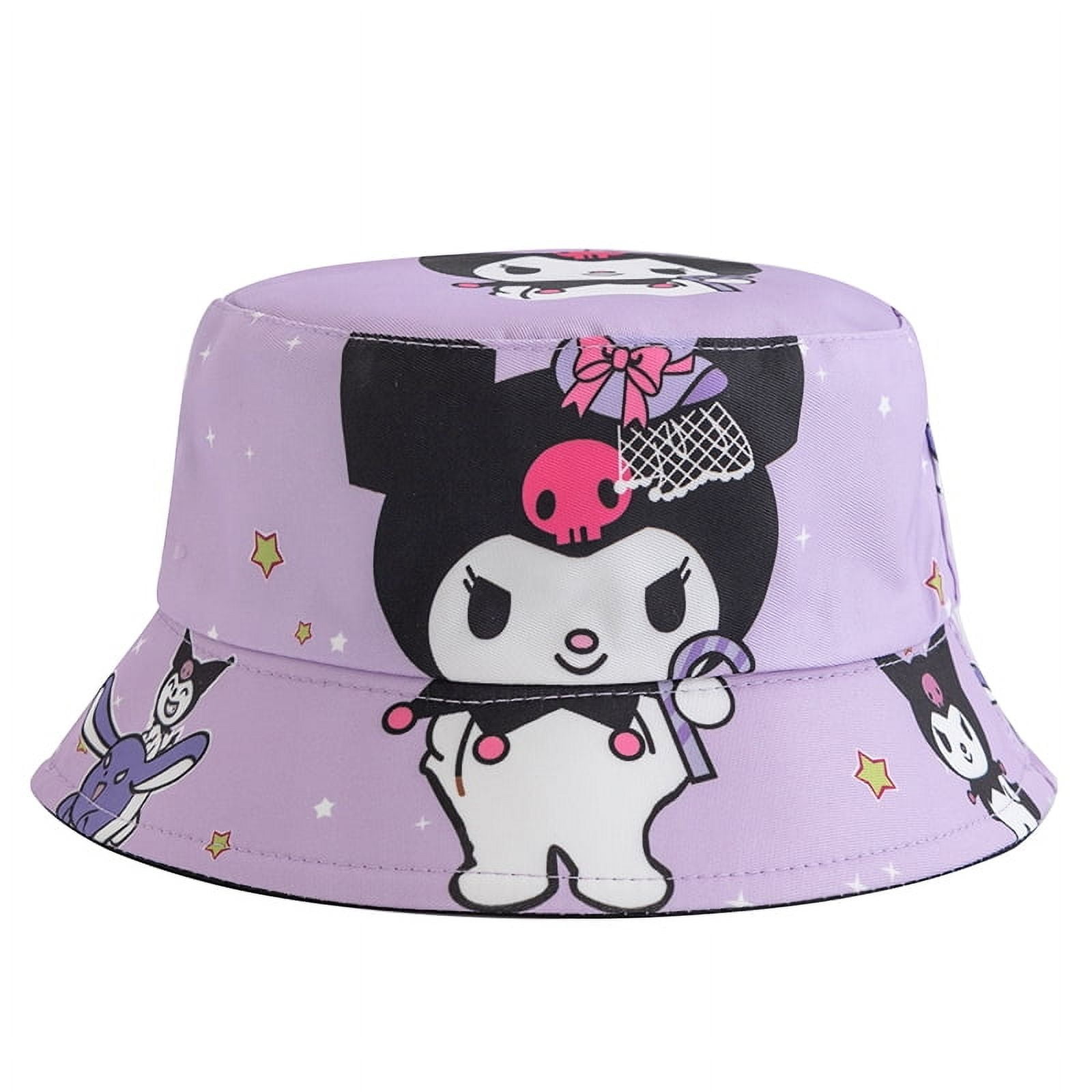 New Children's Sanrio Hello Kitty Kuromi Bucket Hat Cartoon Cute ...