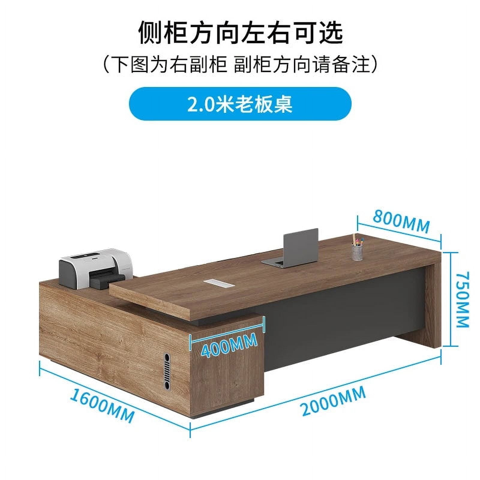 New Chinese Computer Desks Solid Wood Boss Office Table Modern CEO ...
