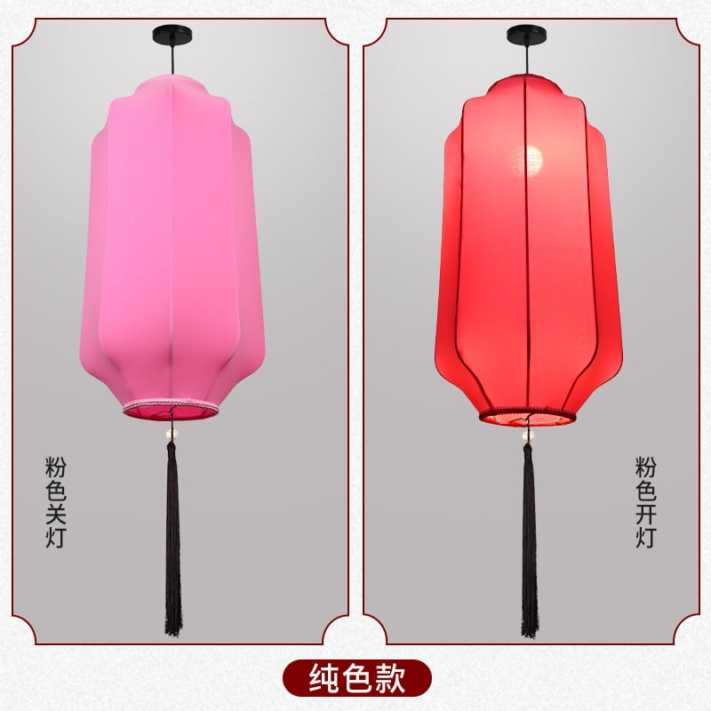 New Chinese Style Fabric Lantern Classical Palace Lantern Tea House ...