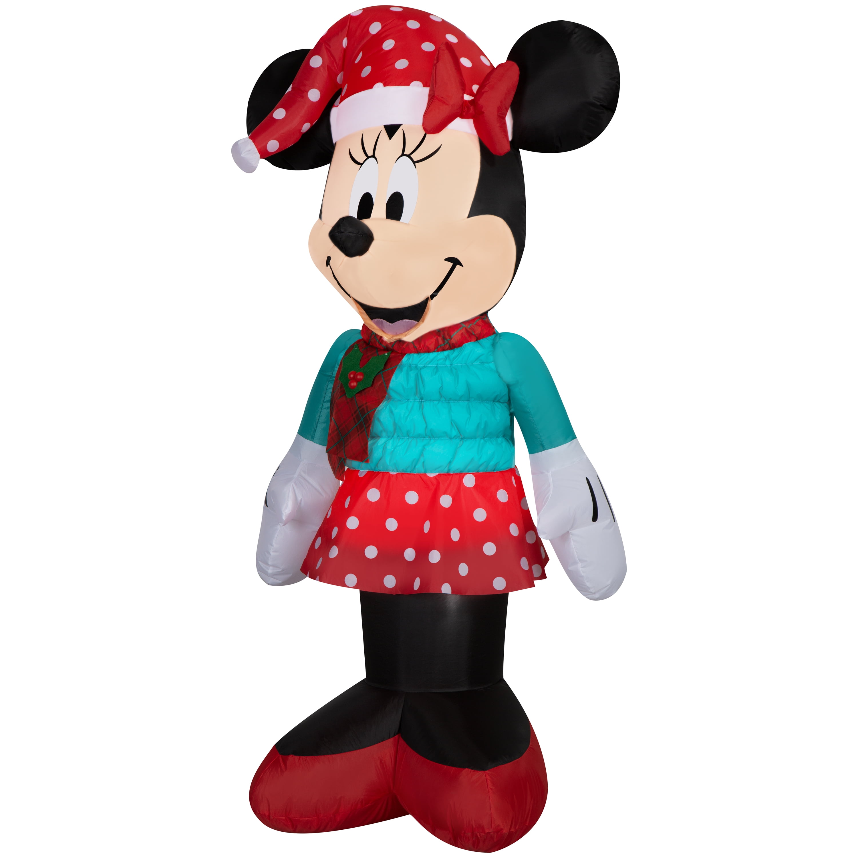 New Christmas Airblown Inflatables Yard Decoration Minnie in Puffer ...