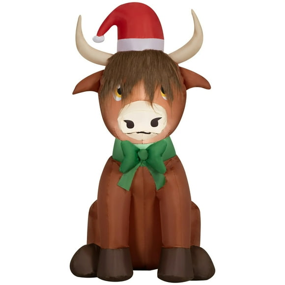 Outdoor Christmas Cow Decorations
