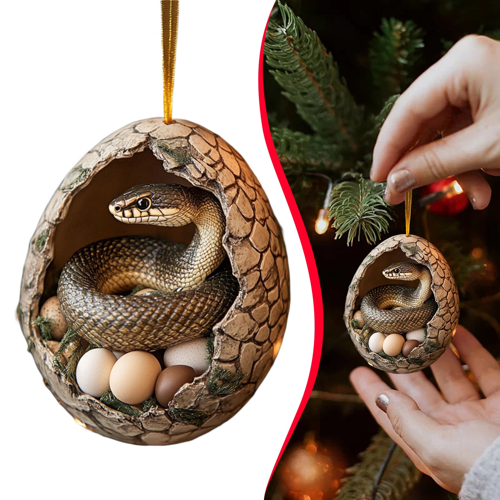 New Christmas Products Flat Acrylic Cute Animal Decorations Car ...