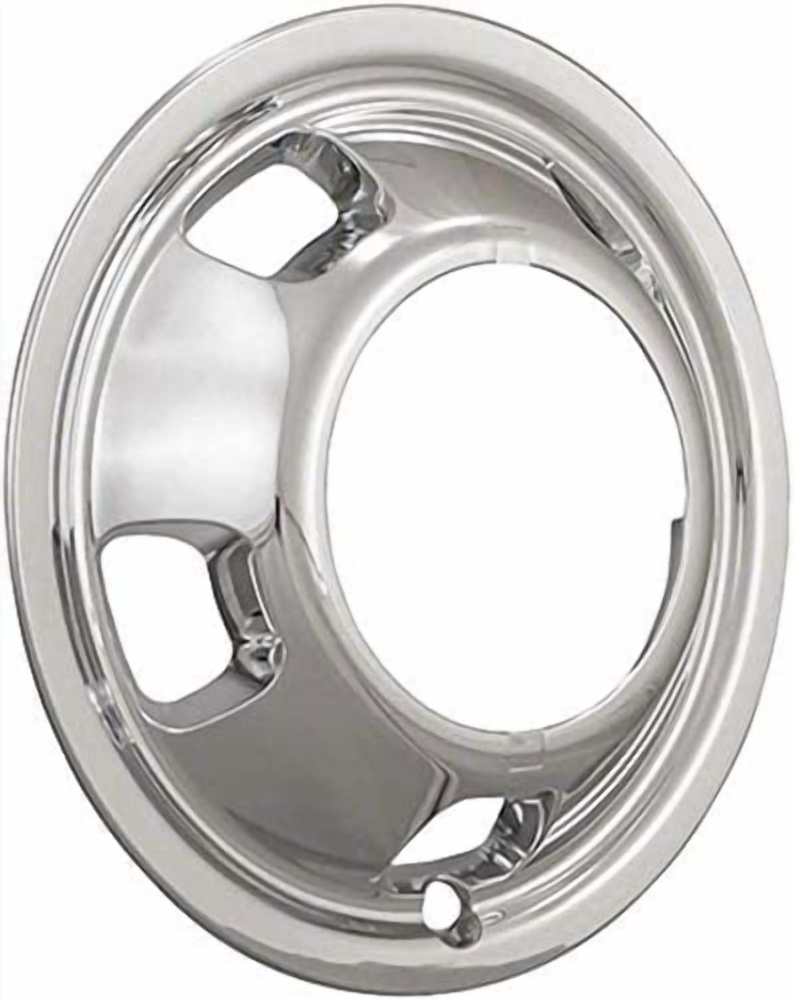 New Chrome 17" inch Front Wheel Simulator Skin Hubcap Cover Replacement ...