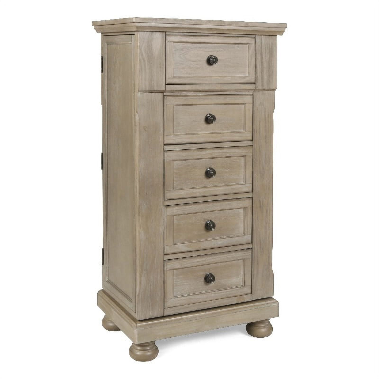 New Classic Furniture Allegra Solid Wood Engineered Wood Swivel Chest ...