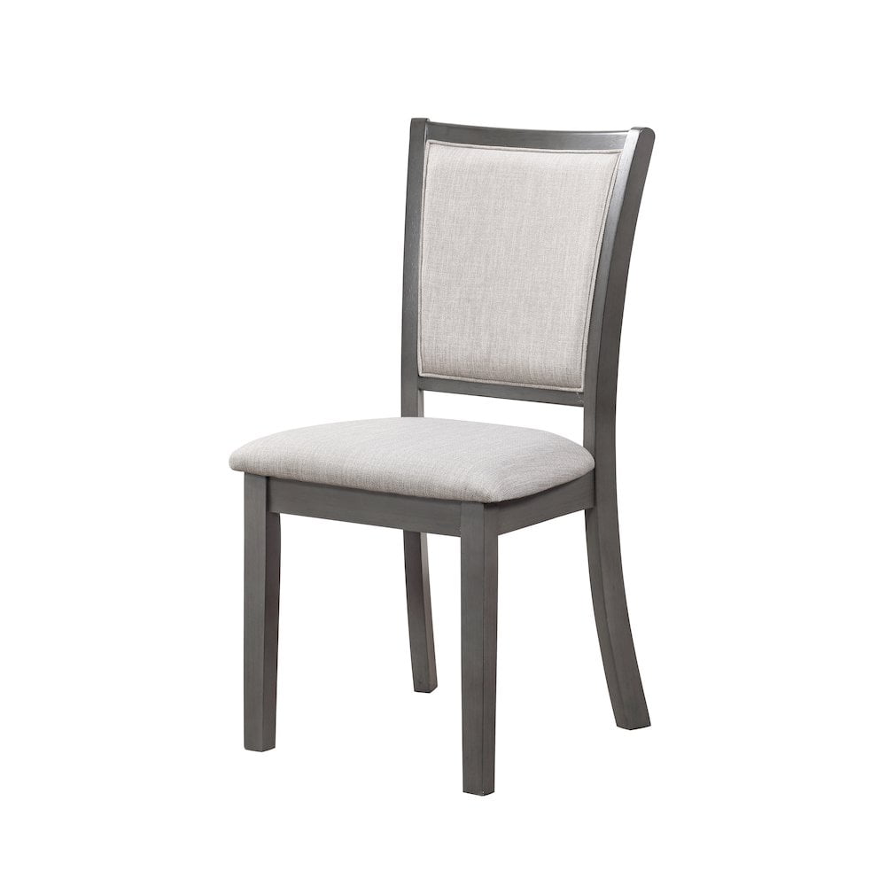 New Classic Furniture Amy Wood Dining Chair in Gray (Set of 6 ...