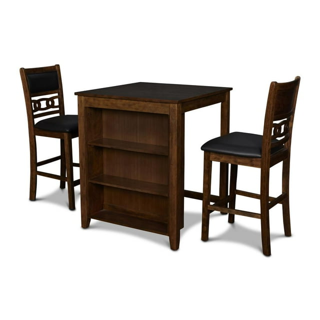 New Classic Furniture Gia Solid Wood Counter Height Dining Set, Kitchen ...