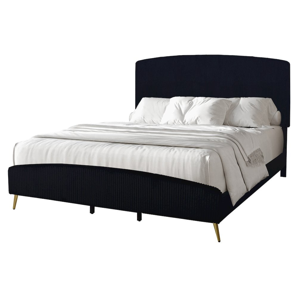 New Classic Furniture Kailani Wood California King Upholstered Bed in ...