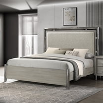New Classic Furniture Mariana Solid Wood King Bed in Vintage Cream ...