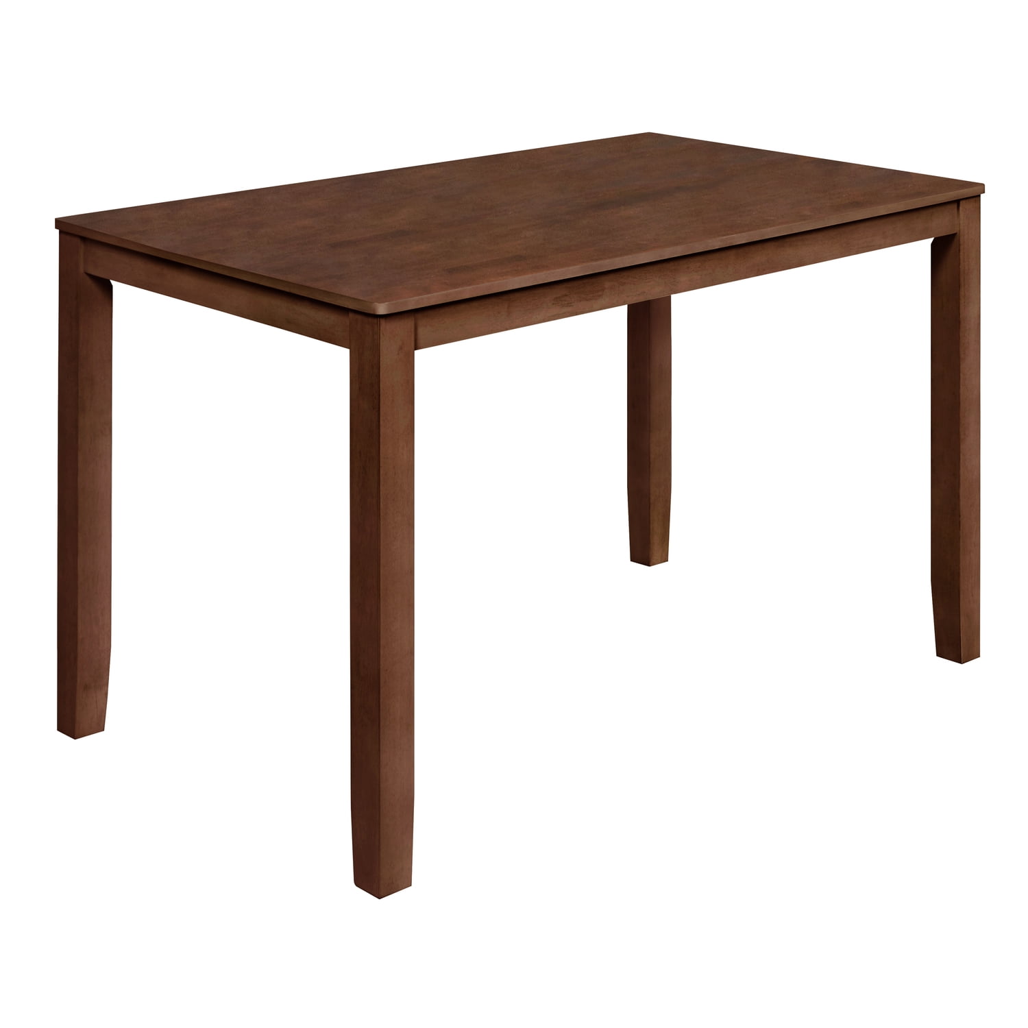 New Classic Furniture Pascal Wood Rectangular Counter Dining Table in Walnut - Walmart.com
