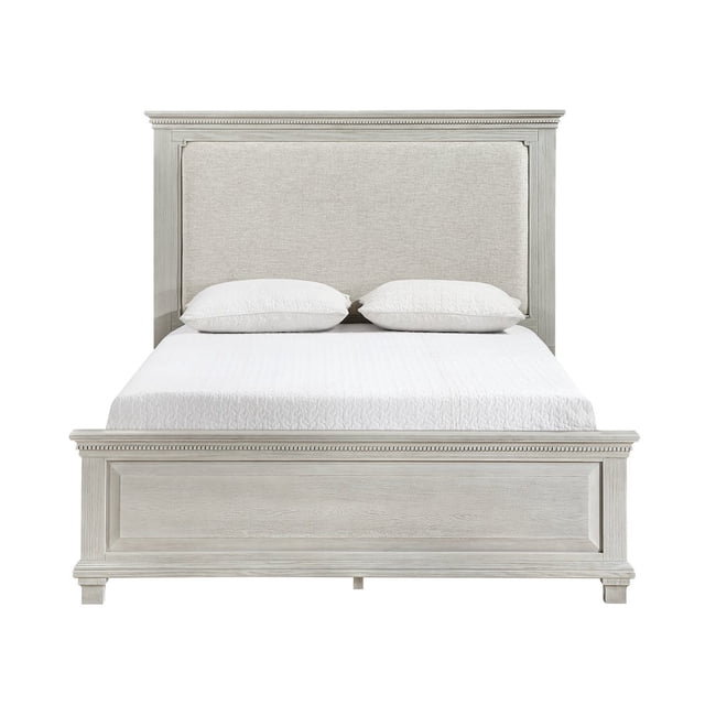 New Classic Furniture Silver Sands 4Pc Wood Queen Bedroom Set w Ns in ...