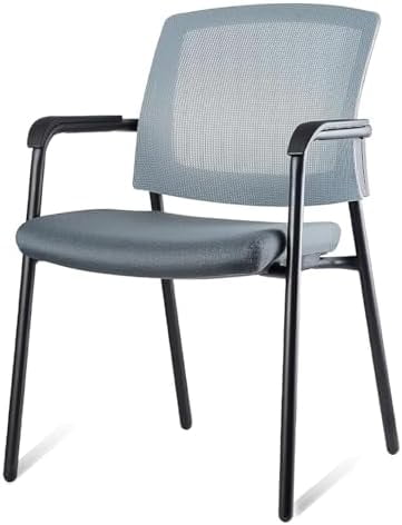 New Classic Reception Guest Chair with Mesh Back and Armrests ...