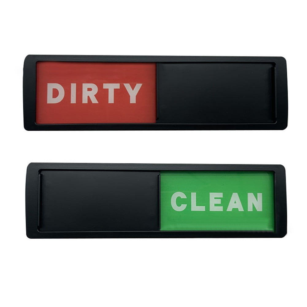 New Clean Dirty Dishwasher Magnet Sign Easy Read Non-Scratch Magnetic ...