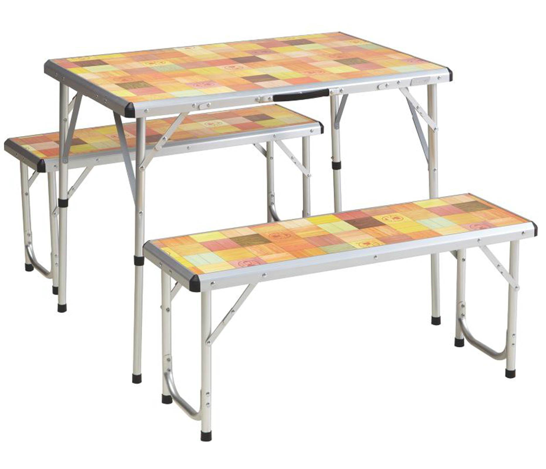 Coleman Pack-Away Portable Camping 4 Person Mosaic Picnic Coleman Pack-Away Portable Camping 4 Person Mosaic Picnic