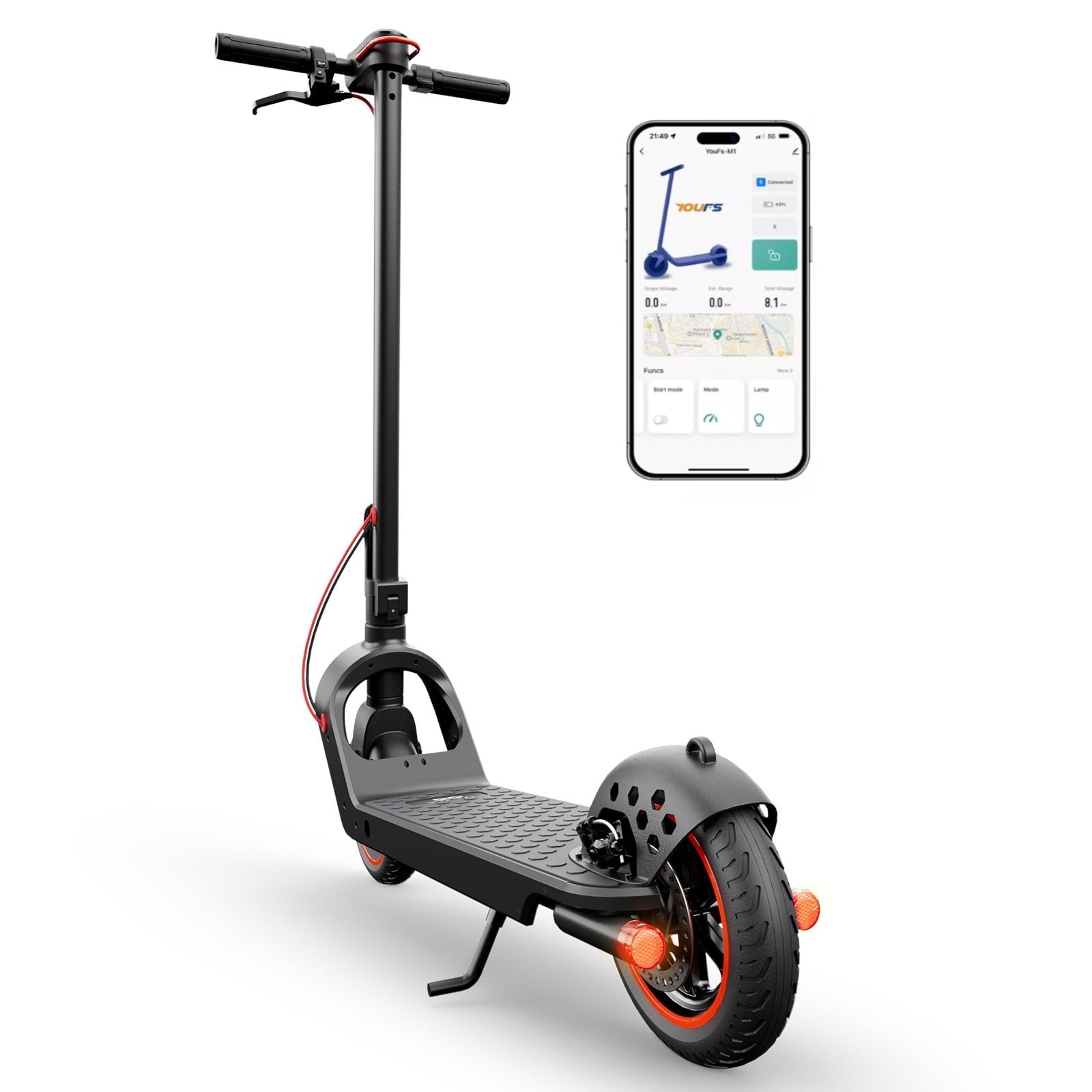 New Commuter Eletric scooter for adult 19MPH Max Speed E-scooter Riding ...