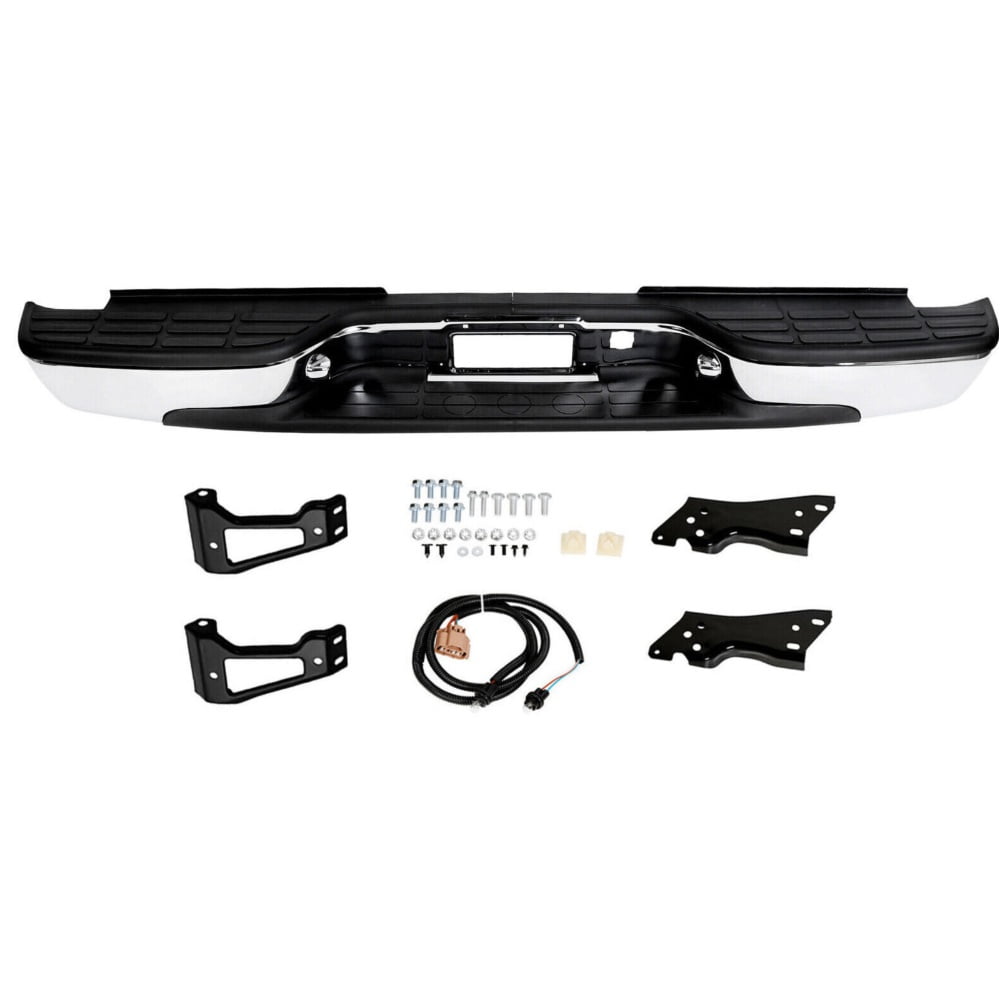 New Complete Chrome Rear Bumper For 1999-2006 Chevy Silverado Gmc ...