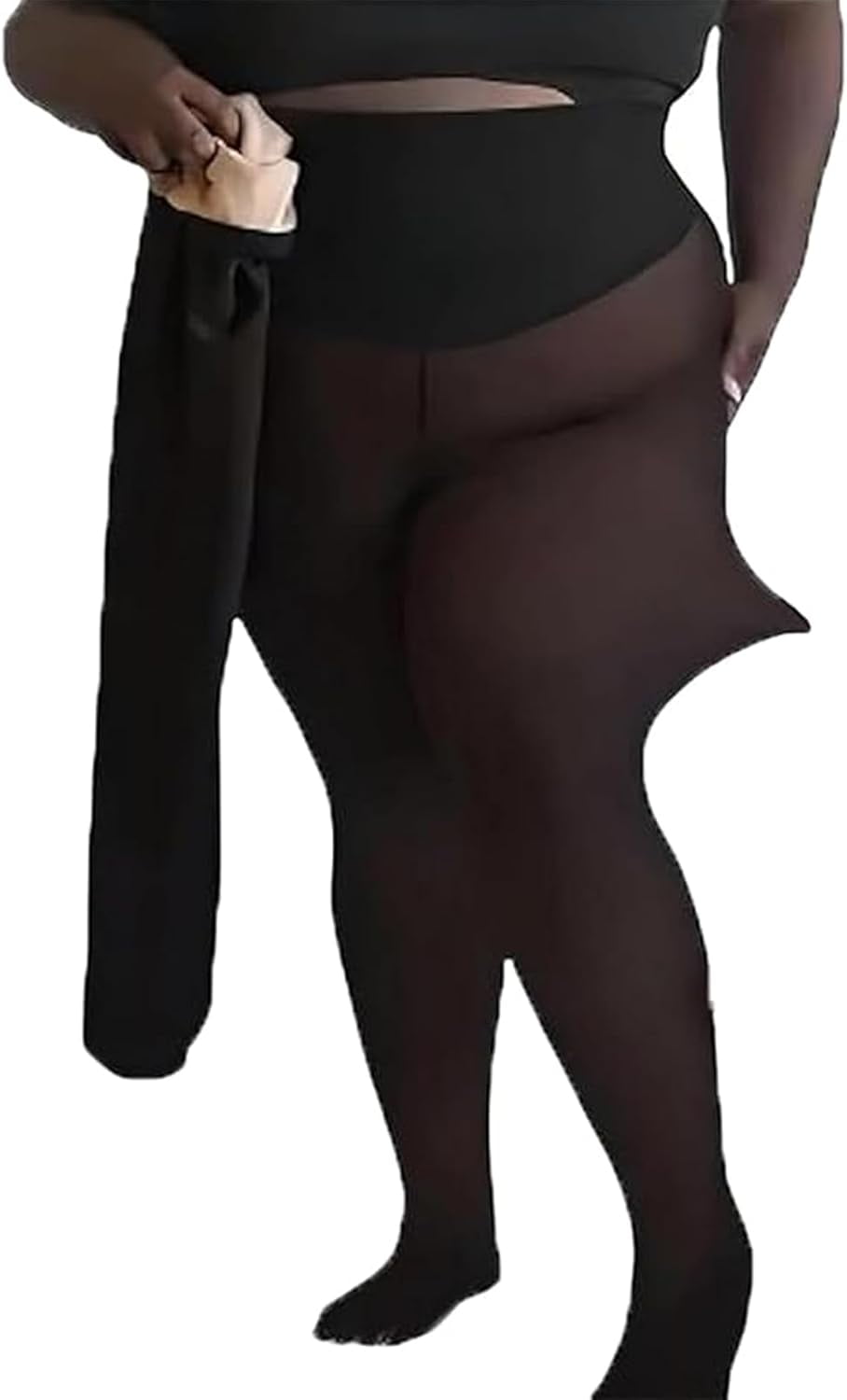 New Compression Band & One Seam Option, Magic Bare-Leg Look Fleece ...