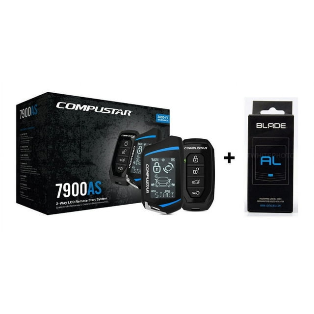 Compustar CS7900-AS 2-Way LCD Remote Start System with Engine Module ...
