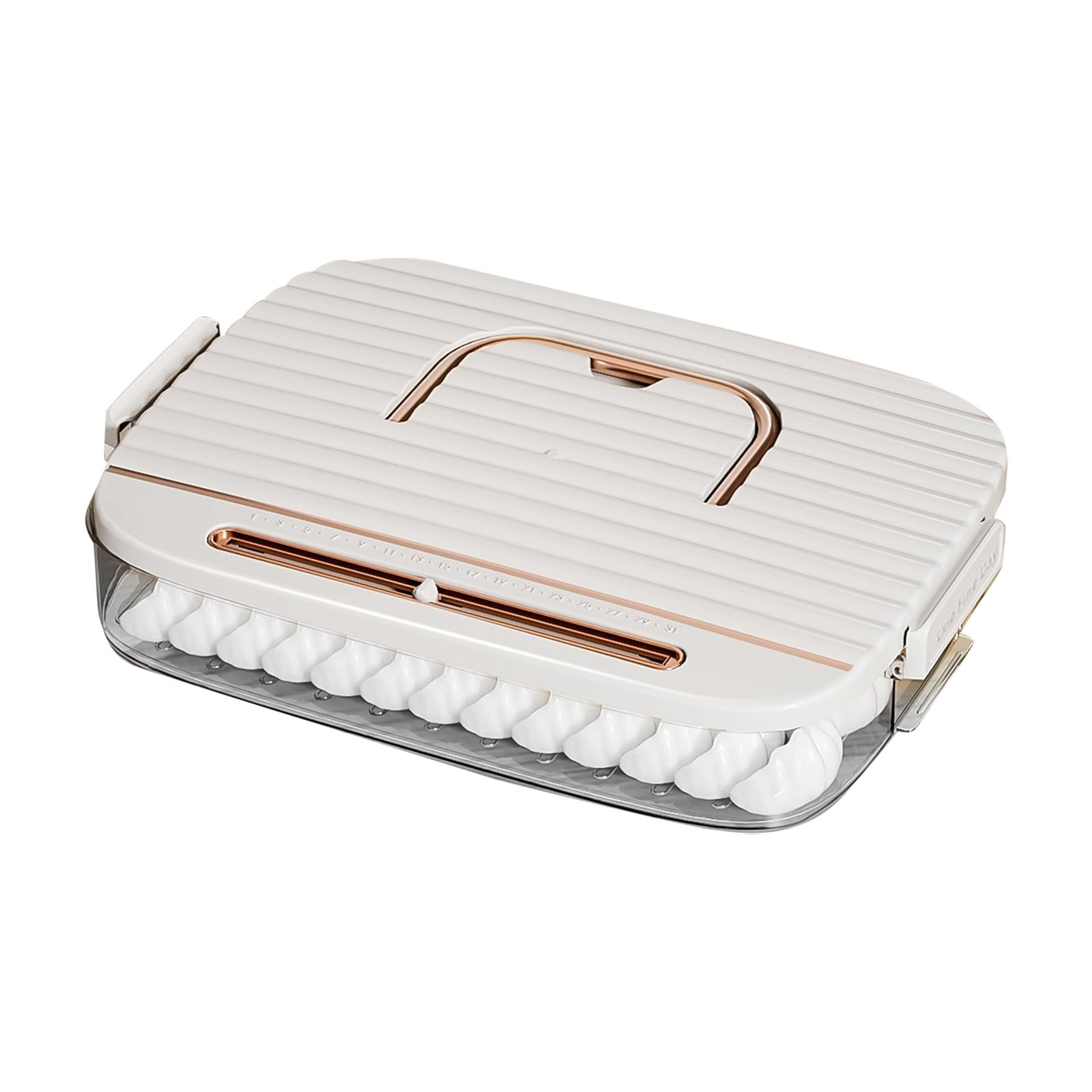 New Cookie Container Layer Food Storage Container Transparent Stackable ...