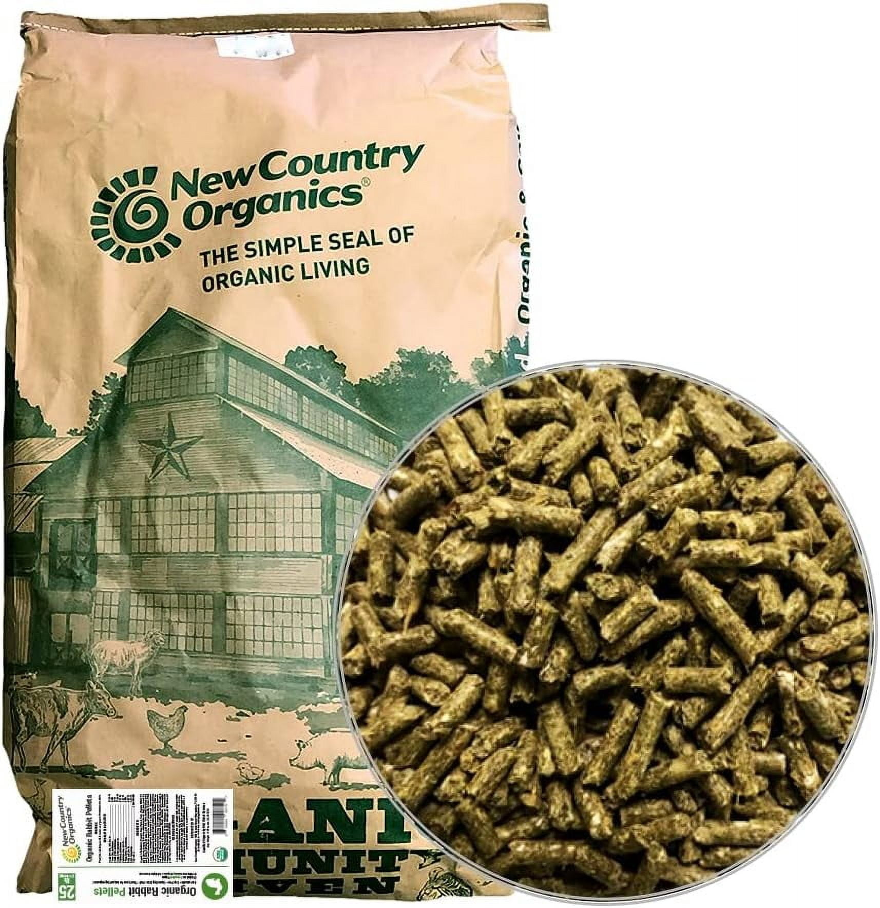 New Country Organics Rabbit Food Pellets - Essential Bunny Supplies ...