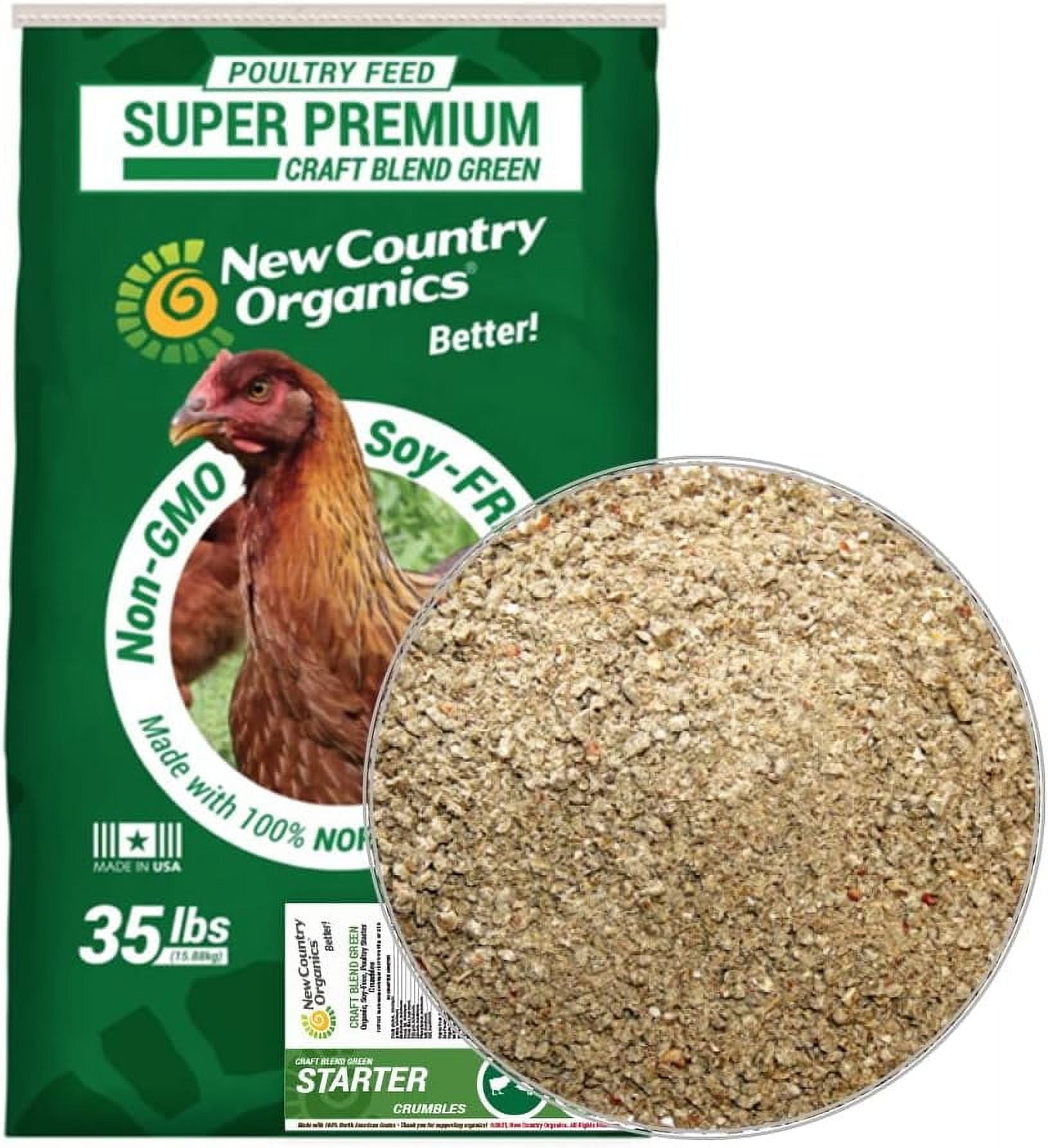 New Country Organics Starter Crumble for Chicks and Ducklings, 35 LBs ...