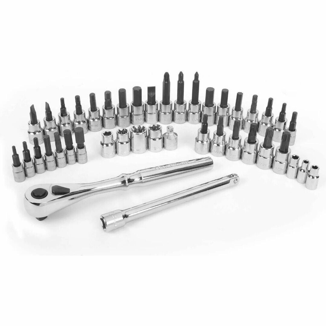 New! Craftsman 42 piece 1/4 and 3/8-inch Drive Bit & Torx Bit Socket Wrench Set - Walmart.com