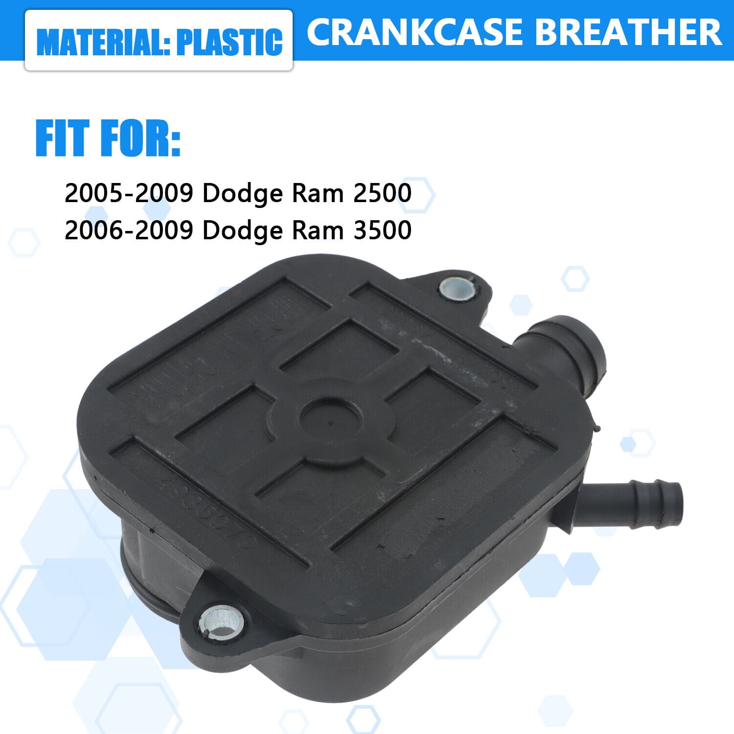 New Crankcase Breather Filter for 2005-2009 Dodge Ram 2500 3500 ...