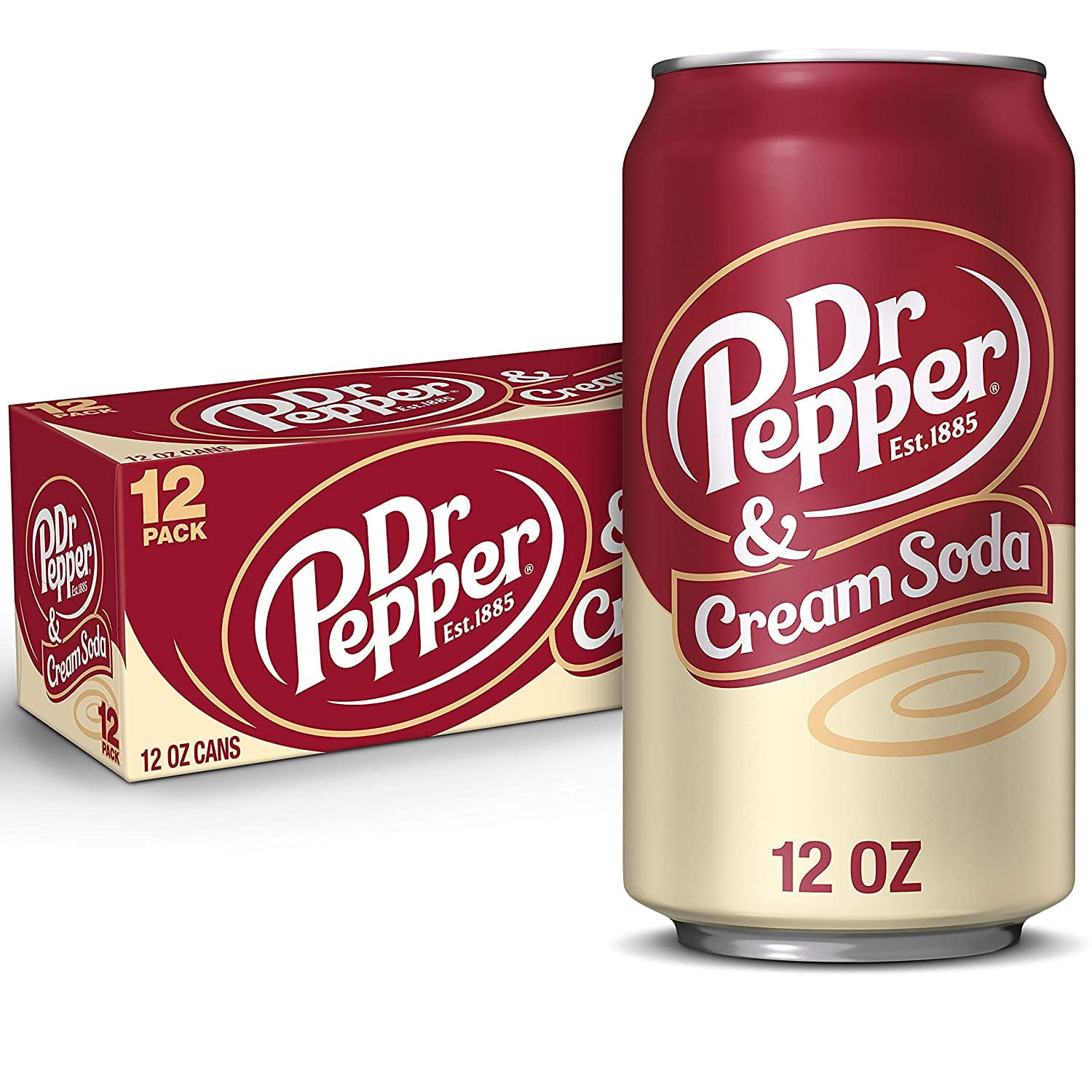 New Cream Soda Zero, 12 fl oz cans, 24 count - Walmart.com