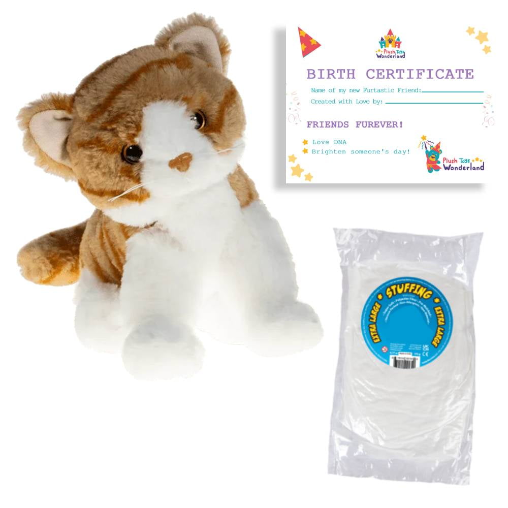 New Creamsicle The Tabby Cat 8-Inch DIY Plush Kit - No Sewing Required ...