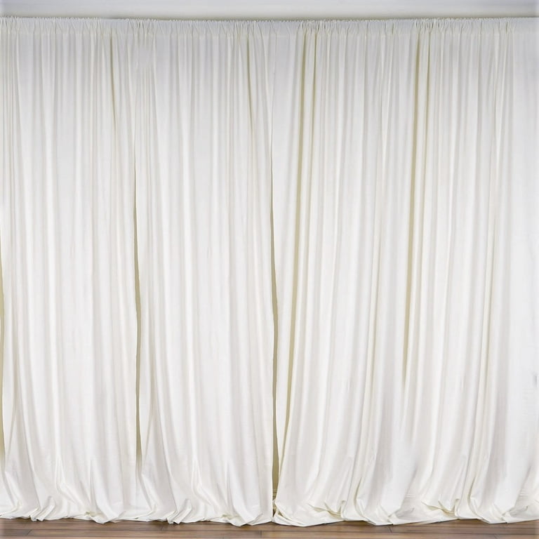 Ivory Curtain Lush Decor Belle Ivory 84 Inch Curtain Panel