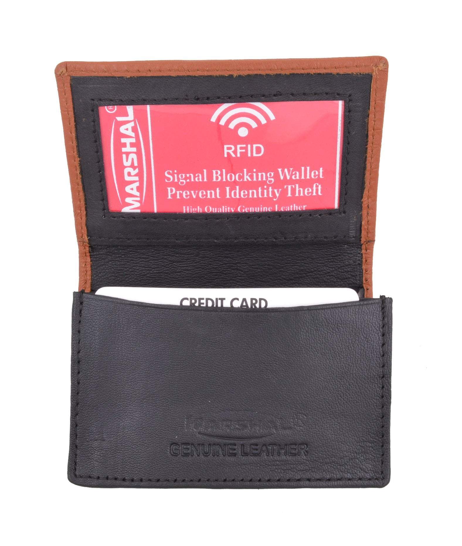 New Crocodile Pattern RFID Blocking Premium Soft Leather Business Card ...