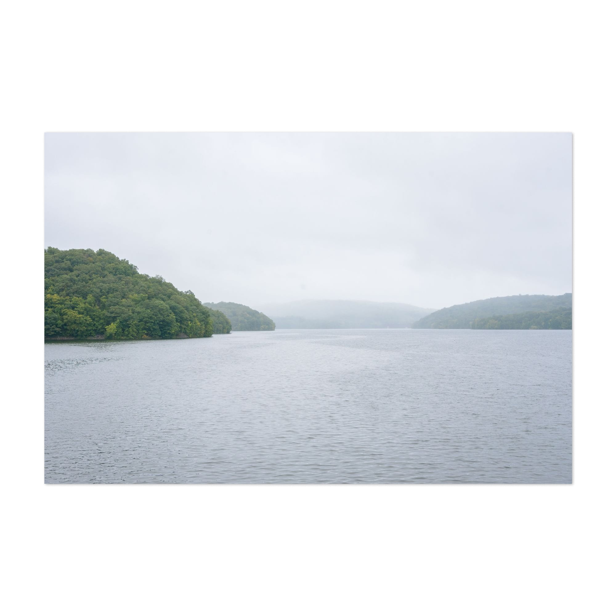 New Croton Reservoir - Croton-on-Hudson New York Photography Lake Foggy ...