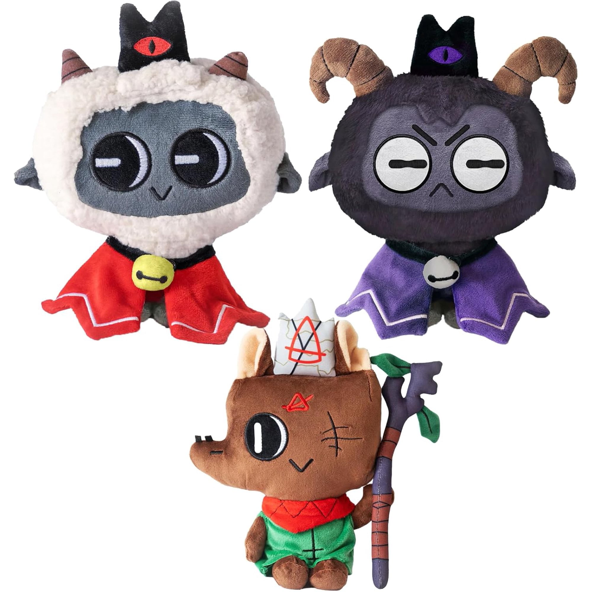 New Cult of The Lamb Plush Toys, Stuffed Doll Cartoon Sample Horror ...